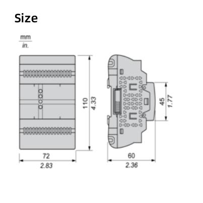 Quality Schneider Modicon M171 PLC Controller 22 I/O TM172E28R for sale