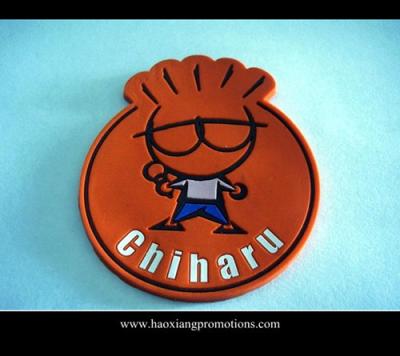 China embossed logo new design silicone coaster for sale