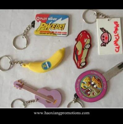 China 2d custom shaped soft pvc keychain for sale