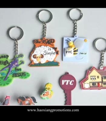 China Bulk Custom Made Cheap 3d Soft Pvc Keychain for Promotional Merchandise for sale