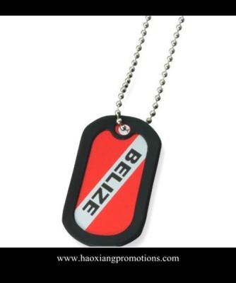 China cheap custom made stainless steel dog tag with epoxy coating for sale