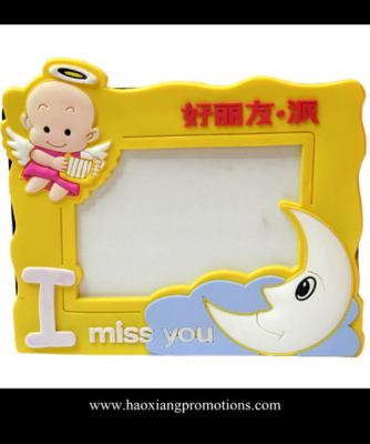 China OEM promotional photo frame,soft pvc photo frame,pvc photo frame for sale