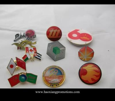 China promotion professional custom metal name badge lapel pin with company logo for sale