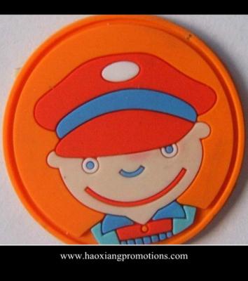 China factory direct supply blaze pvc badge/ rubber patch/ silicon badge for sale