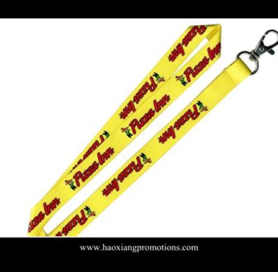 China custom lanyards from manufacturer polyester lanyard strap with plastic buckle for sale