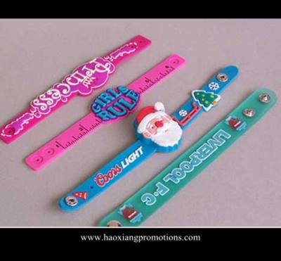 China Best quality best selling fashion design silicone slap wristband for kids' toys for sale