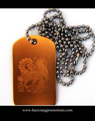 China custom shape stainless steel blank dog tag with holes stamped punch out for sale