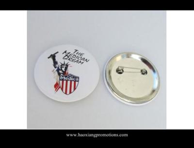 China Promotional Personalized metal custom cheap tin button badge for sale