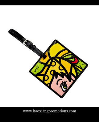 China 2015 Hot Selling Newest Design Fashion Custom PVC Luggage Tag for sale