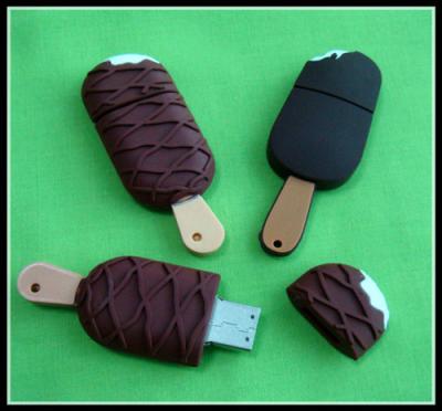 China promotional ice cream shape full capacity with samsung chip PVC Usb Flash Drive 1GB-64GB for sale