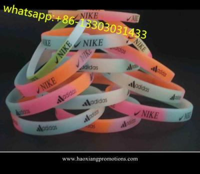 China Wholesale cheap promotional custom adjustable silicone wristband for sale