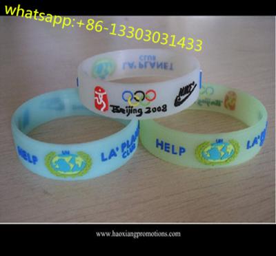 China High quality wrist band, Promotional silicone wristband, Silicone bracelet for sale