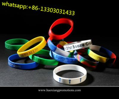 China new interesting products rainbow silicone bracelet / rubber pvc wristband / silicone band for sale