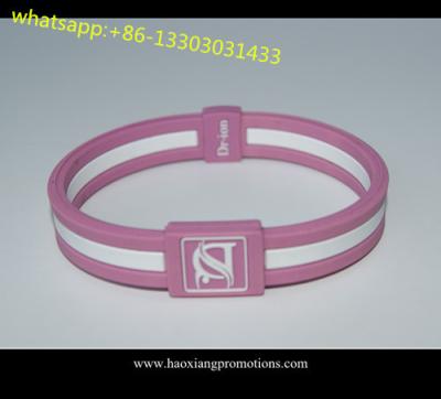 China Factory supply Cheap silicoen bangles. Silicone Wristband give away for sale