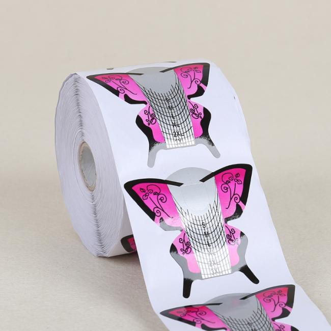 Private Label Best Selling Nail Form Style Butterfly Builder Extension Nail Art Form