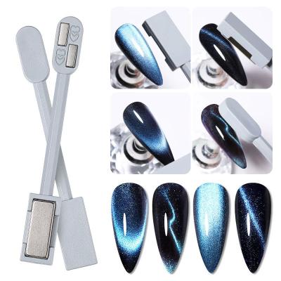 China Magnetized Double-head Nail Magnet Pens with Straight Cat Eye Magnet Stick in 2023 for sale