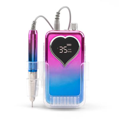 China High Quality Nail Removal Polishing Machine 85W Portable Electric Nail Drill Machine for Acrylic Nails for sale