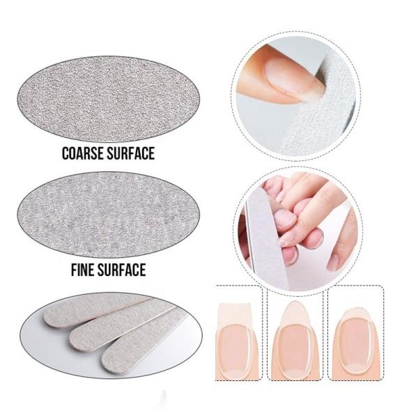 Quality 2020 Japan 100/180 100/100 80/80 150/150 Sandpaper Nail Manicure File for sale