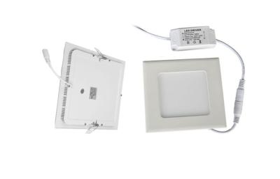 China Square 15 Watt 5000K / 6000K Led Flat Panel Ceiling Lights With Light Guide Plate for sale