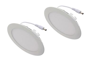 China Round 12W Emergency LED Panel Light 3500K / 4000K With Epistar / Bridgelux Chip for sale