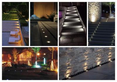 Cina 3000K all'aperto illuminazione interna DC24V In terra luci di patio 12W in vendita
