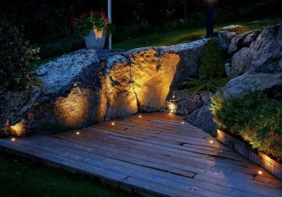 Cina 12V / 24V LED In Ground Light 3W In Ground Yard Lights Cover Lamp Body in vendita