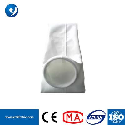 China Polyester Stripe Anti-static Needle Felt Dust Filter Bag with Water and Oil for sale