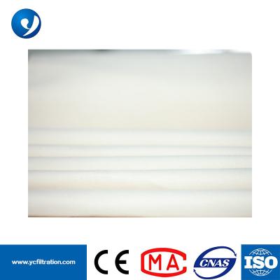 China Cement Excellent Thermal Stability 5um or 6um PPS Nonwoven Dust Collector Filter Bag for sale