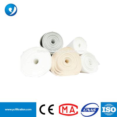 China 51-75MM PTFE Antistatic Superfine Fiber Nonwoven Filter Bag Fabric Cloth for sale