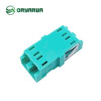 China FTTP One Piece LC Duplex Fiber Optic Adapter Without Flange for sale
