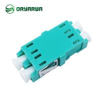 China FTTP One Piece LC Duplex Fiber Optic Adapter Without Flange for sale