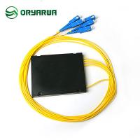 China Fiber Optic 1x4 Cassette PLC Splitter ABS Material for sale
