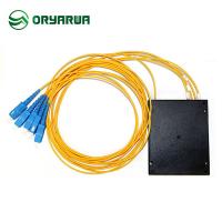 China Fiber Optic 1x4 Cassette PLC Splitter ABS Material for sale