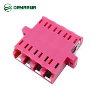 China LC Quad Fiber Optic Coupler With Inner Shutter for sale