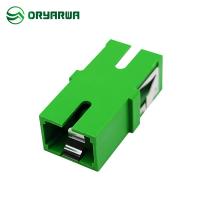 China FTTH FTTB Flangeless SC APC Simplex Adapter Fiber Optic Multimode One Piece Type for sale