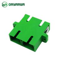 China Multimode APC Duplex SC Fiber Optic Adapter One Piece Design for sale