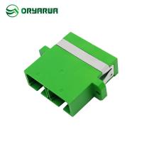 China Multimode APC Duplex SC Fiber Optic Adapter One Piece Design for sale