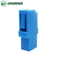 China Fiber Optic LC APC Blue Adapter UPC Singlemode Multimode Simplex Adapter Welded Type for sale