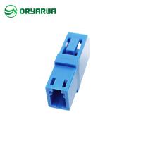 China Fiber Optic LC APC Blue Adapter UPC Singlemode Multimode Simplex Adapter Welded Type for sale