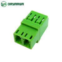China Blue RJ45 Duplex LC Fiber Optic Adapter Welded Type for sale