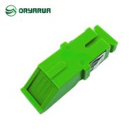 China Push In Type Flangeless SC Simplex Adapter With Inner Shutter for sale