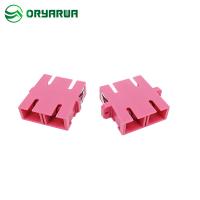 China Flange Welded Type Duplex SC Adapter Single Mode For FTTC FTTB for sale