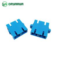 China CCTV FTTH SC Fiber Optic Adapter Duplex UPC Multimode ISO9001 for sale