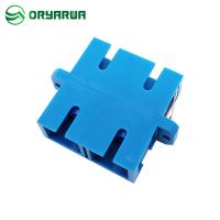 China CCTV FTTH SC Fiber Optic Adapter Duplex UPC Multimode ISO9001 for sale