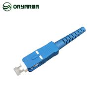 China 2.4mm Duplex Simplex SC Connector Square Boot Quick Connect Fiber Optic Connectors for sale