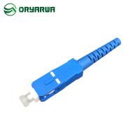 China 2.4mm Duplex Simplex SC Connector Square Boot Quick Connect Fiber Optic Connectors for sale