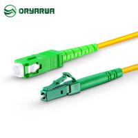 China LC APC To SC APC Single Mode Patch Cord Simplex Jumper for sale