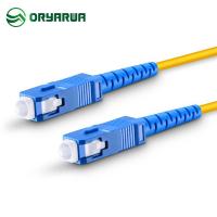 China SC UPC To SC UPC Simplex Single Mode Patch Cord for sale