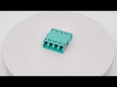 OM5 Duplex SM MM LC Fiber Optical Adapter One Piece Molding ODM