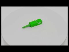 breve connettore della fibra di singolo modo dello Sc APC dello stivale di 15.3mm per cavo 900um